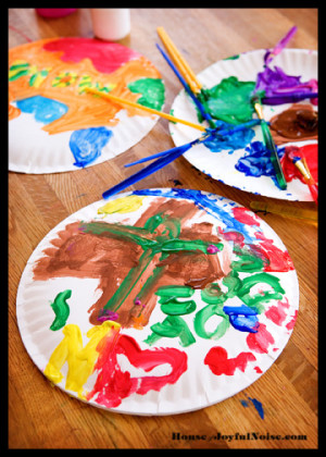 Paper Plate Painting