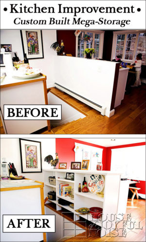 A Kitchen Improvement | Custom Built Mega-Storage Shelving