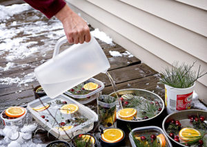 How to Make Beautiful Winter Ice Decor for Your Yard