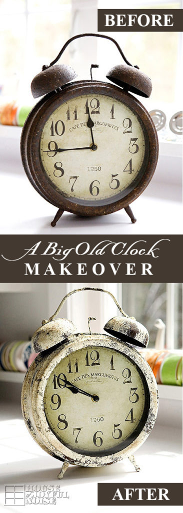 Old Junk - A Big Old Rusty Clock Makeover & An Old Cabinet